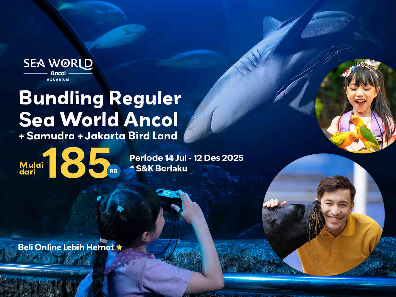 GRATIS main setiap hari bersama Satwa Satwa unik di Samudra Ancol!